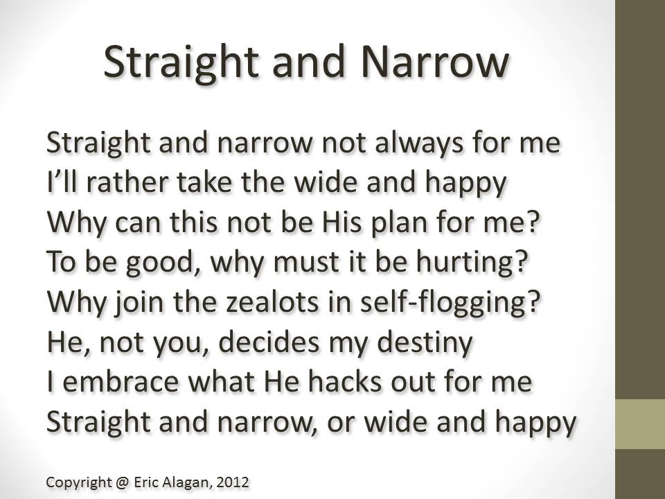 The Straight and Narrow – Written Words Never Die
